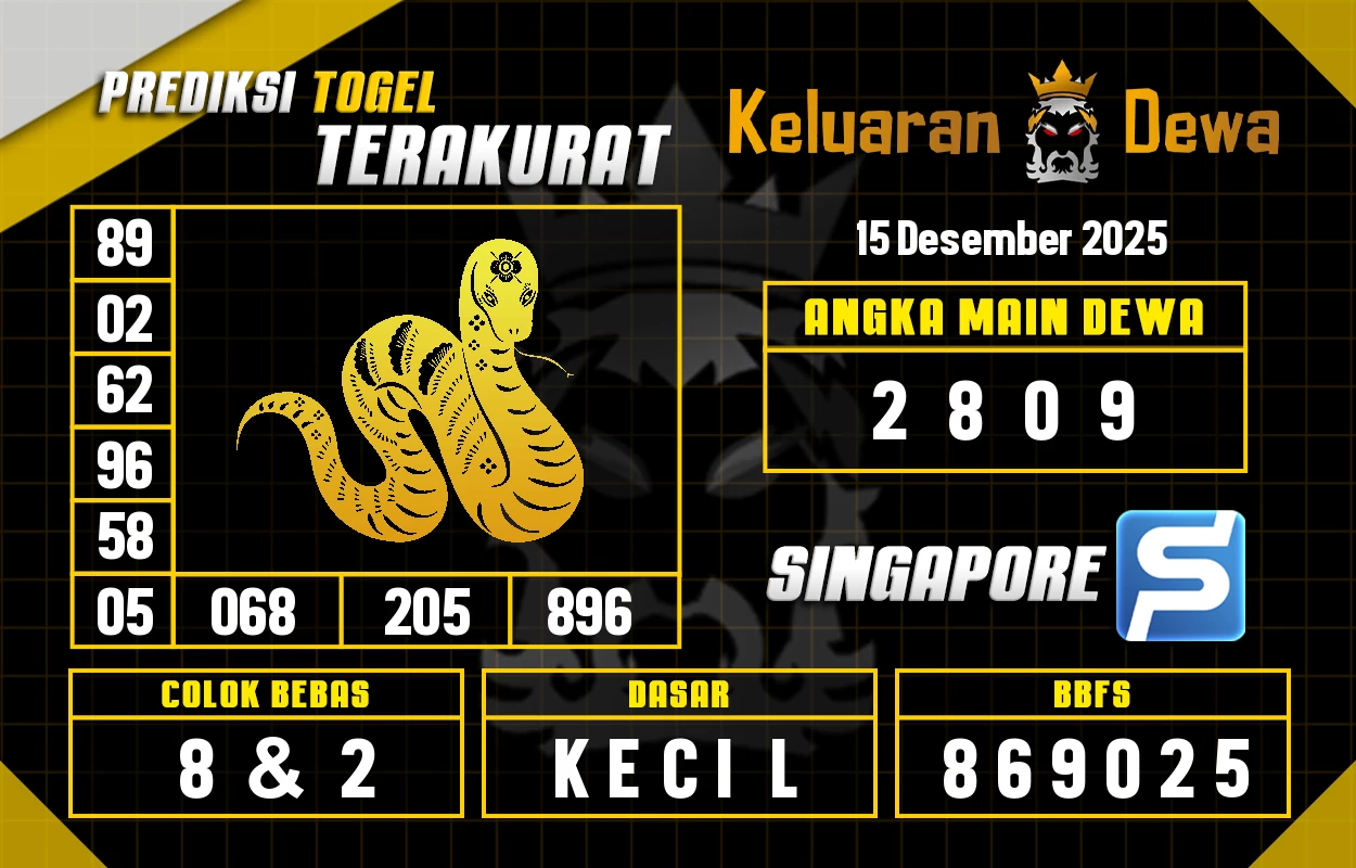 Forum Kode Syair SGP Opesia Toto, Prediksi Syair Singapore VIP Hari Ini ...